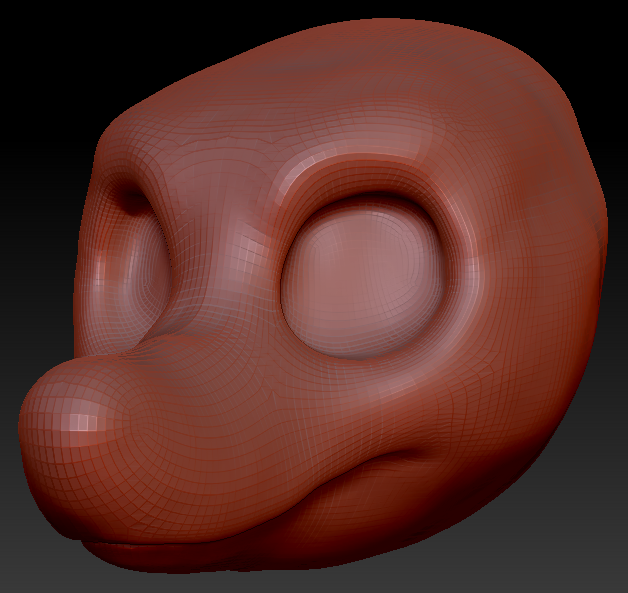 Worm On A String Head Base Variant 1 · FuzzButt Fursuits