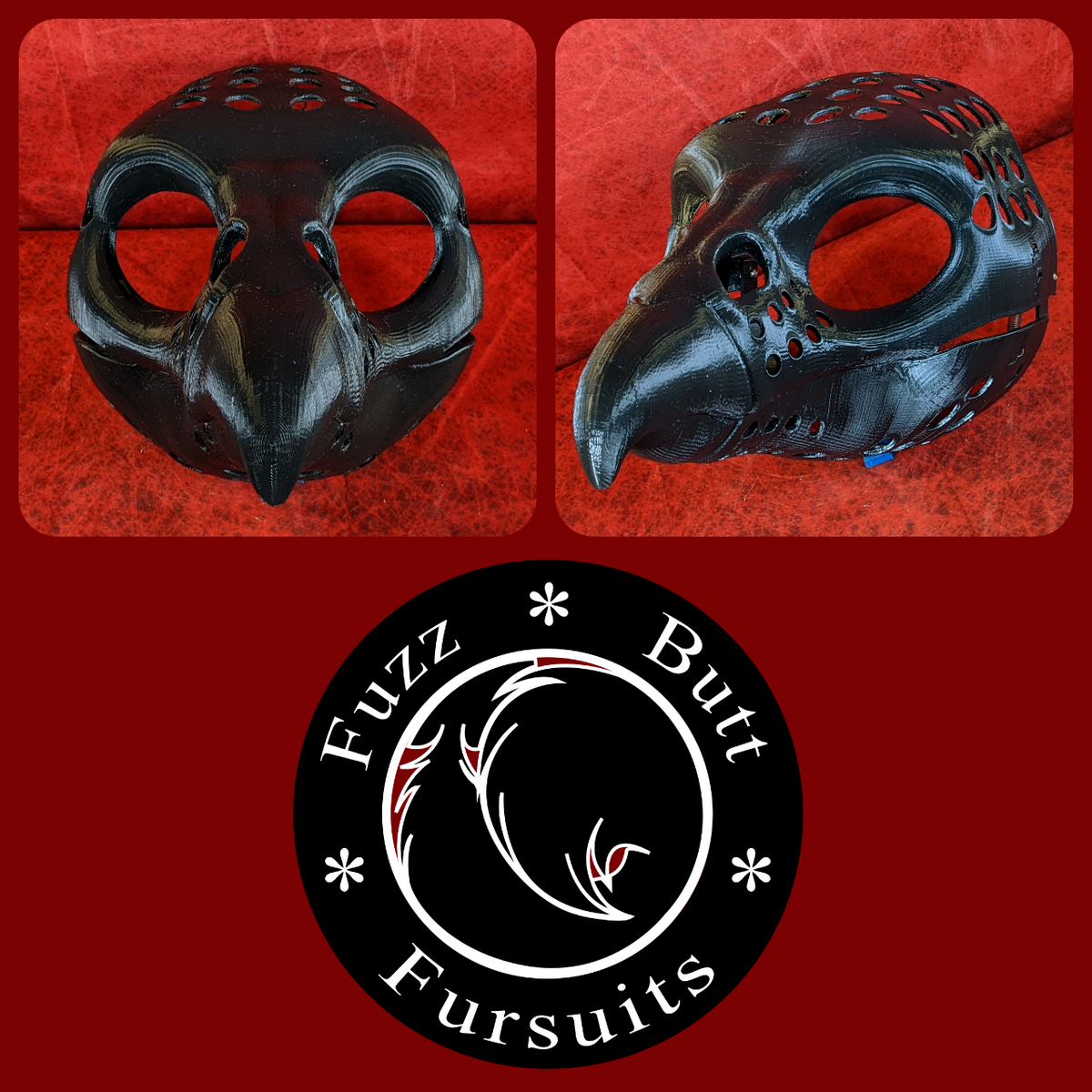 Gender Neutral Turkey Vulture Head Base – FuzzButt Fursuits