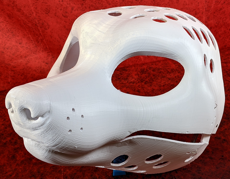 Feminine Fox Head Base · FuzzButt Fursuits