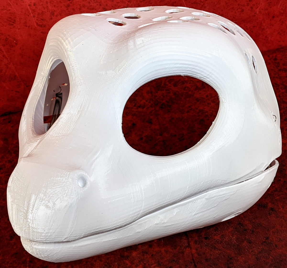 Western Kemono Anole Lizard Head Base – FuzzButt Fursuits