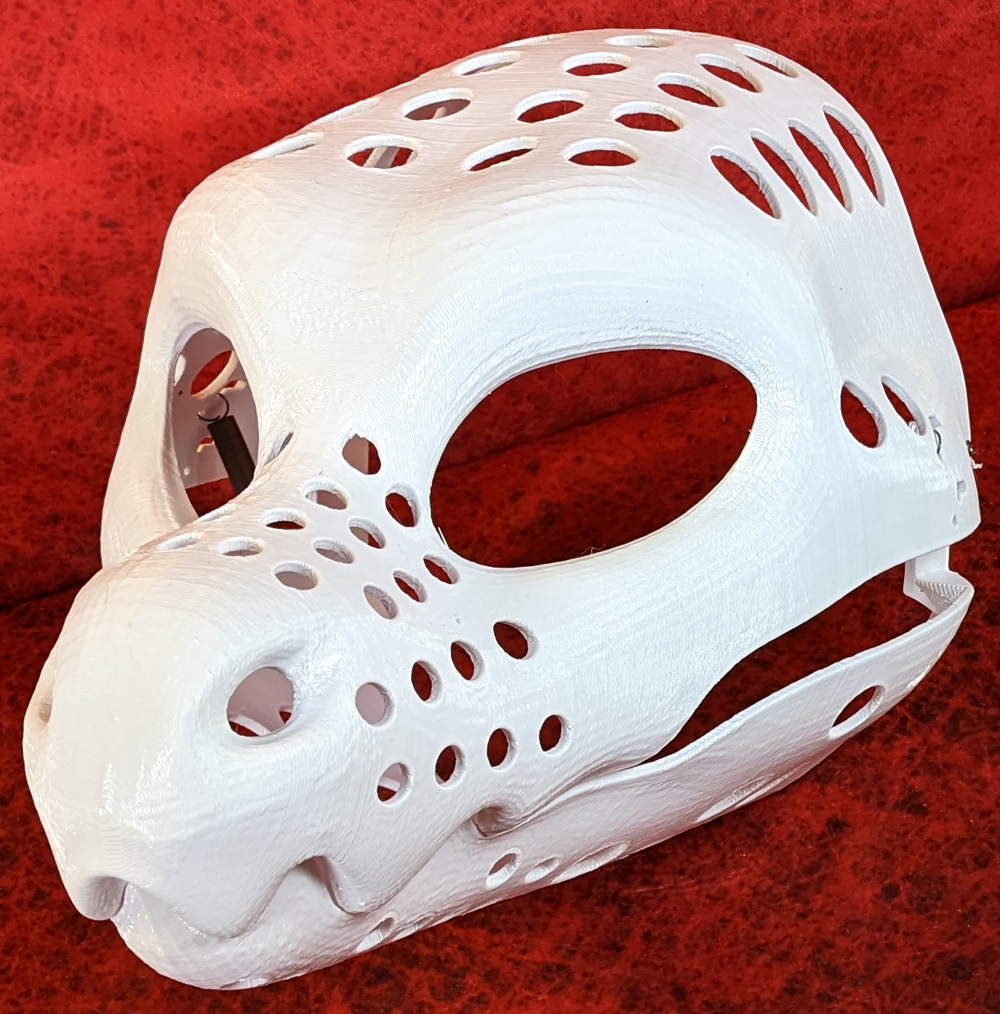 Feminine Wickerbeast Head Base · FuzzButt Fursuits